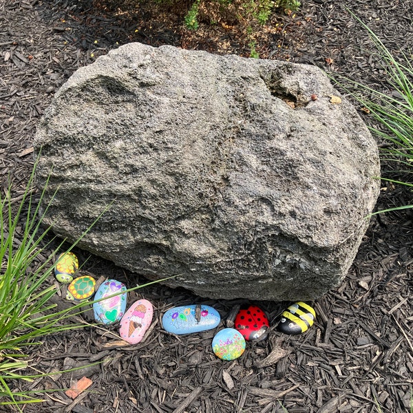Camping Painted Rock, Campfire, Smores, Painted Stones, Hand Painted ...