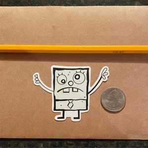 Spongebob Pretty Patties Vinyl Sticker Nickelodeon Spongebob - Etsy