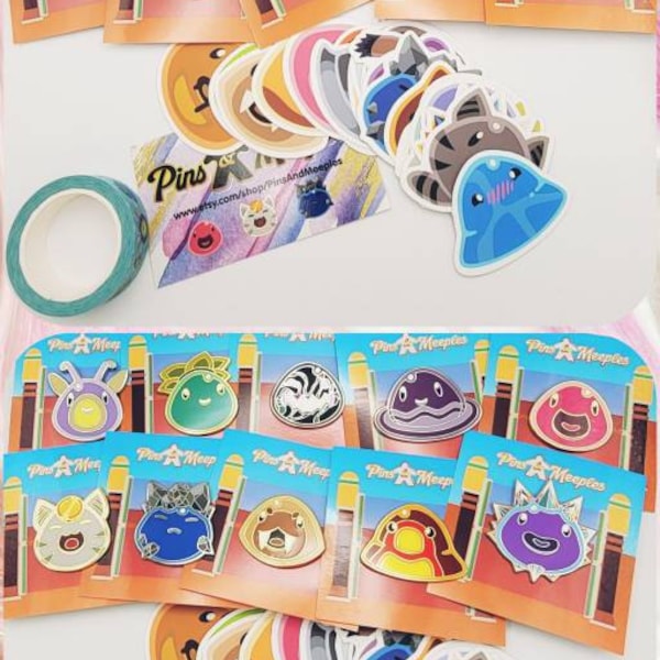 Mystery Slime Pin | Slime Rancher Pin | Enamel Pin - Etsy