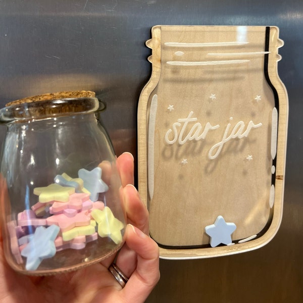 Reward Jar, Star Jar, 30-100 Stars, Pastel - Etsy