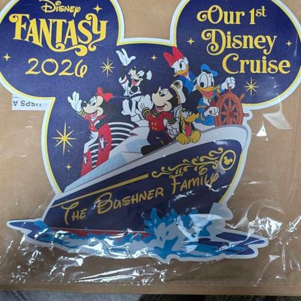Personalized Anniversary Cruise Magnet Cruise Ship Magnet Disney Cruise ...