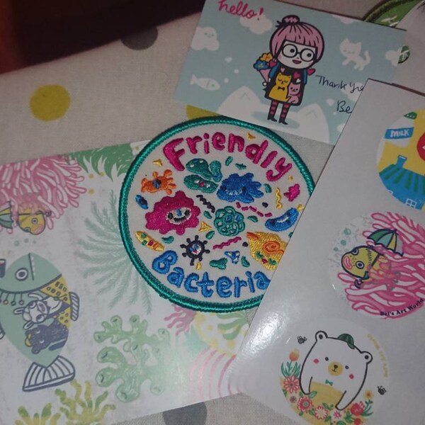 Friendly Bacteria Iron on Patch - Etsy