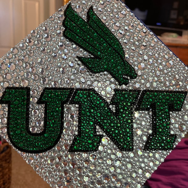 Custom Rhinestone Grad Caps - Etsy