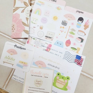 Japan Sticker Sheet bullet journal planner crafts | Etsy