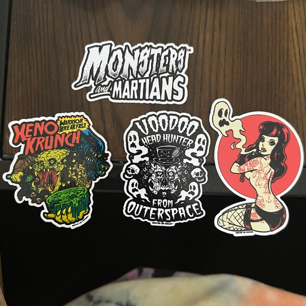 Xeno Krunch Cereal Vinyl Sticker, Horror Decals, Aliens Sticker ...