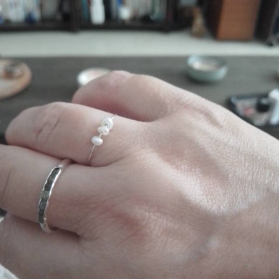 Thin Minimalist Simple Ring, 14k Gold Filled and Sterling Silver Tiny ...