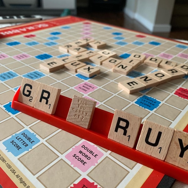 Heart Vintage Blank Scrabble Tile .. Customize Your Own Letter and ...