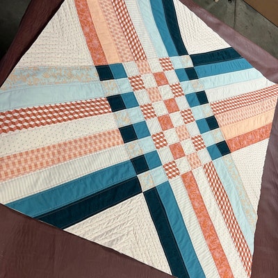 Quilt Kit Ribbon Box Quilt Fabric Bundle Flower Garden by Hang Tight ...