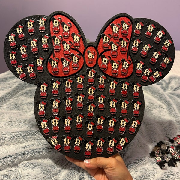 Minnie Mouse Cork Board With Engraved Detailing. Minnie Mouse Pin ...