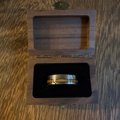 The Fjord Hammered Titanium Ring Distressed Titanium Ring - Etsy