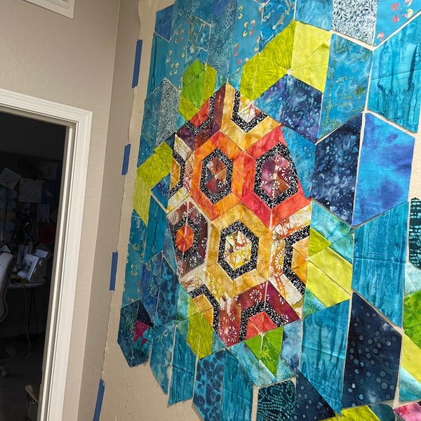 Crimson Christmas, Krista Moser Modern Quilt Patterns, Use Large 60 ...