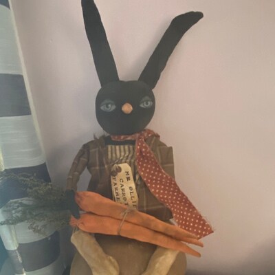 Rabbit Epattern-primitive Bunny Cloth Doll Craft Digital Download ...