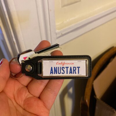 Funny Arrested Development Inspired ANUSTART Licence Plate Keyring - Etsy