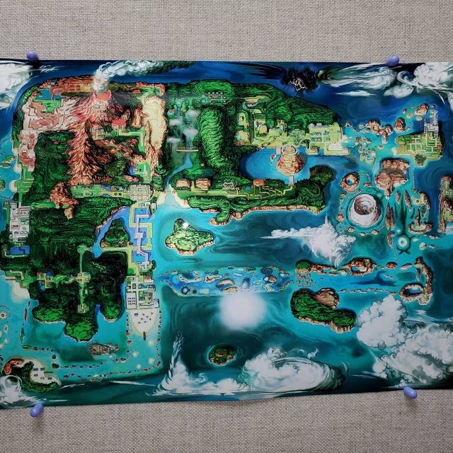 Pokemon Hoenn Map Every Pokemon Region So Far, Ranked