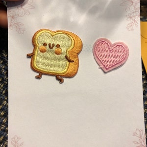 Bread Patch, Cute Patches, Self Adhesive Patch,iron on Patch, Diy ...
