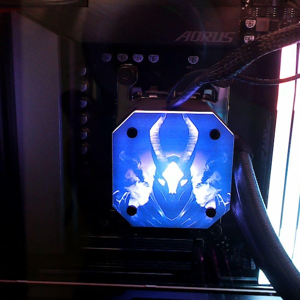 Custom Sakura AIO Cover, Corsair Icue ELITE CAPELLIX, Design Your Own ...