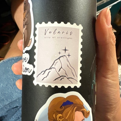 Velaris Stamp Sticker VINYL STICKER City of Starlight ACOTAR - Etsy