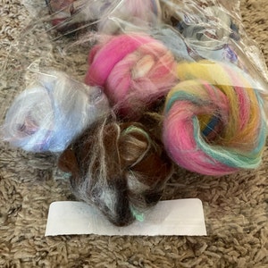 Wooly Buns Roving Fiber Sampler Gold Wool Roving Assortment - Etsy