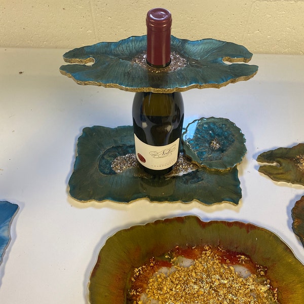 Creative Silicone Wine Rack Mold-irregular Wine Glass Rack Resin Molds ...