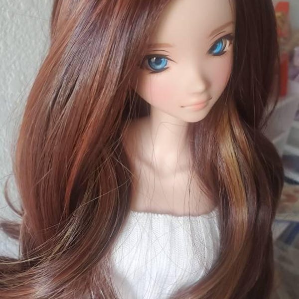 Custom Doll Wig for Minifee 1/4 BJD Dolls- "tan Caps" 6-7" Head Size of Bjd, Msd, ,fairyland ...