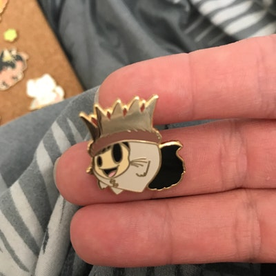 Big Bad Batsy Bat Head Trick or Treat Pail 1.75 Hard Enamel Halloween ...