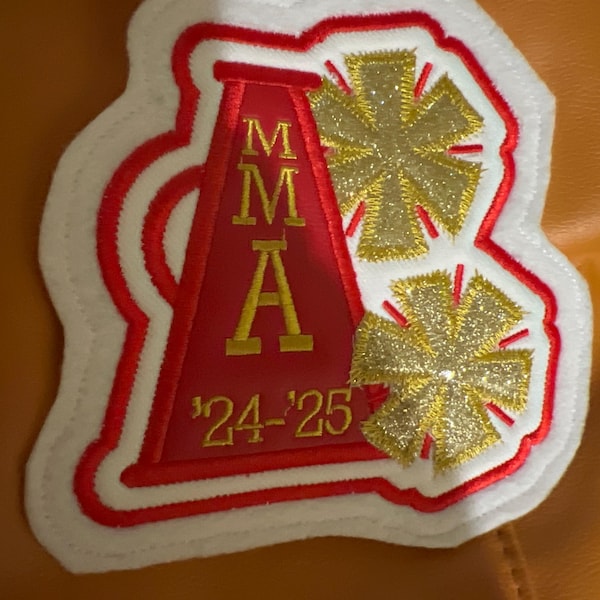 Personalized Football Letterman Jacket Patch Football Jacket Patch ...