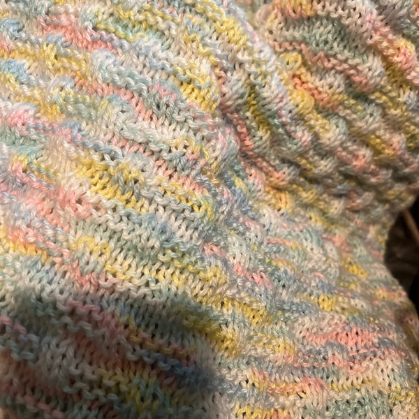 Knitting Pattern ~ Easy Weave Baby Blanket ~ ENGLISH ~ PDF Download - Etsy