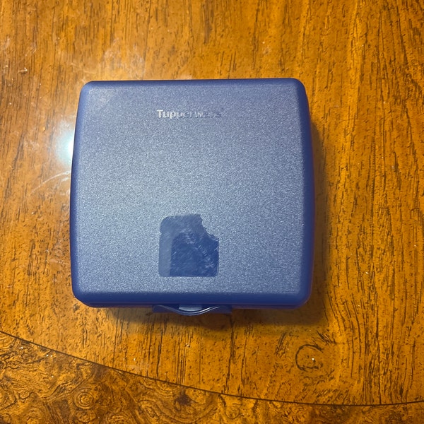 Vintage Tupperware Round Cupcake Carrier or Cookie Storage , Retro ...