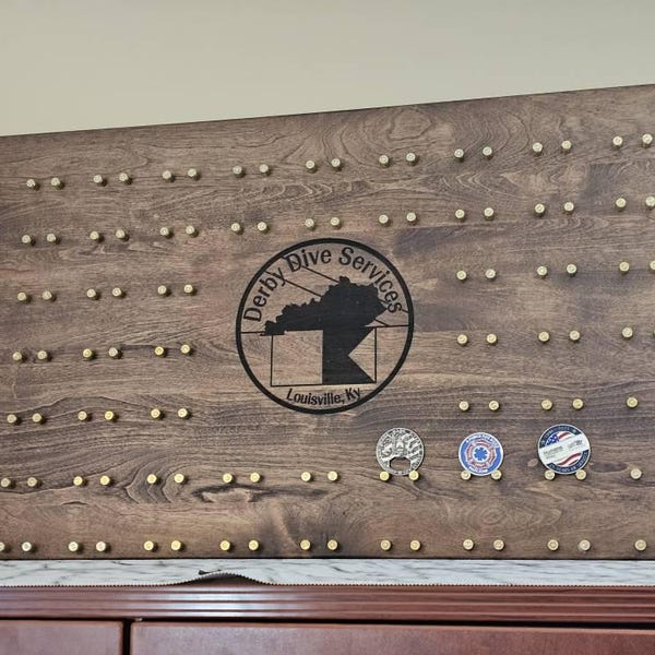 Large Challenge Coin Display | Police & Military Gift | RCMP Marines ...