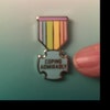 Coping Admirably Medal Enamel Pin Badge Adult Achievement Positivity ...