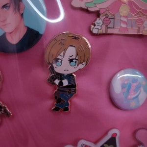 RE Leon Kennedy Hard Enamel Pin - Etsy