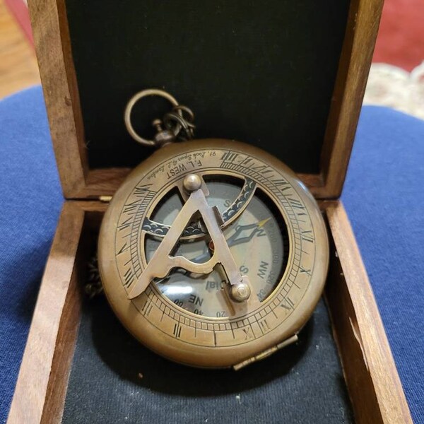 Engraved Compass, Personalized Compass, Nautical Compass, Wedding Gift ...