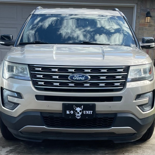 Venom Eyes License Plate - Evil Villain - Aluminum Black and White ...