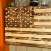 CNC Carved USA Flag, Wooden American Flag, USA Flag, Rustic Style Flag ...
