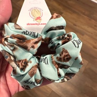 Personalized Cheer Squad Scrunchie Hair Tie, Your Choice of Colors ...