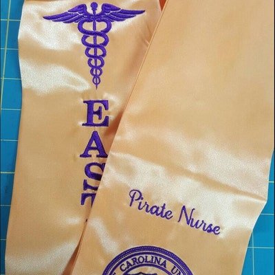 Custom Embroidered Satin Stoles Graduation, Birthdays, Choir, College ...