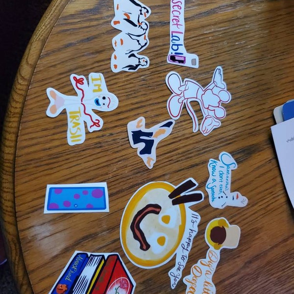 Orange Disney Sticker Pack for Water Bottles and Phone Decals Disney ...