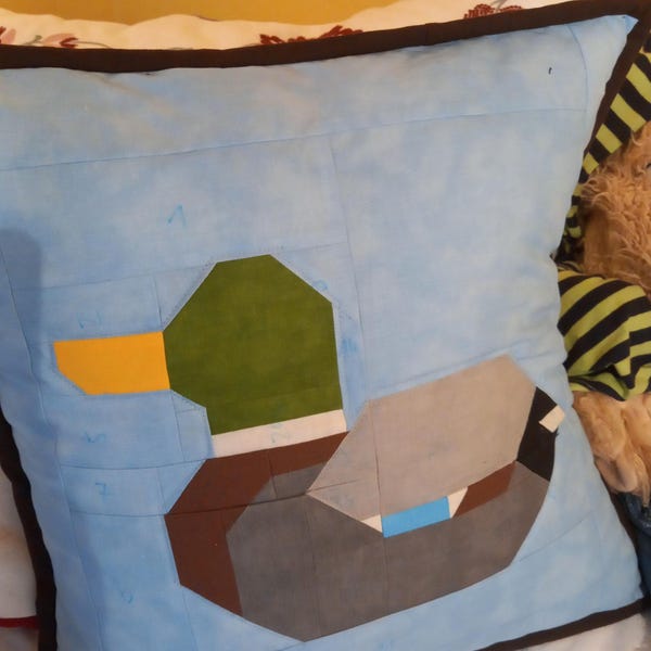 Mallard Duck Animal Camping Hunting Quilt Block PDF Pattern ...