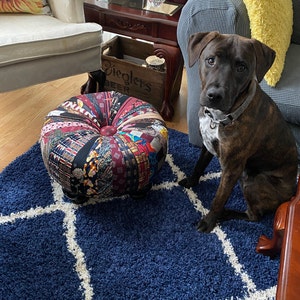 Custom Tuffet Stool Made With YOUR TIES - Etsy