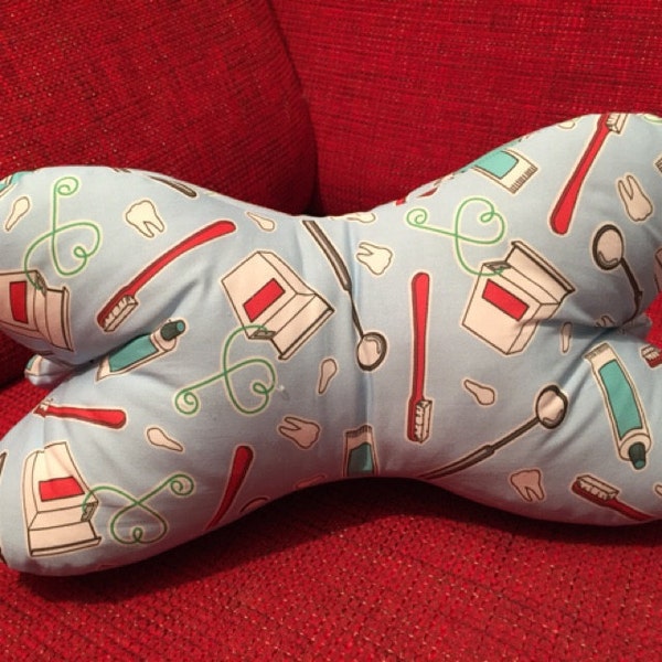 Dental Fabric - Cute Dentist Dental Hygienist Blue by Jannasalak ...