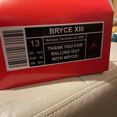 Shoe Box Label Template, SVG, DXF, Png, Canva, Ms Word Docx, PDF ...