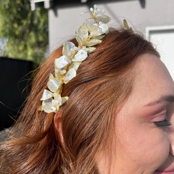 Seashell Bridal Headpiece,mermaid Headpiece,seaside Wedding Headpiece ...