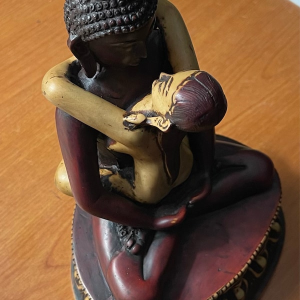 Buddhashakti Yab Yum Statue For Decorative Collections Tibetan Figures