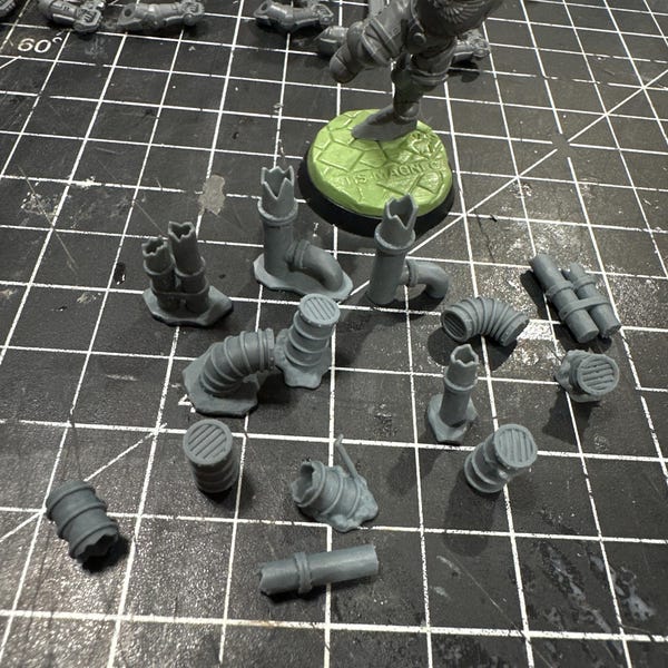 Base Bits Hats 5 Bit Pack Sculpts by Goonmaster Sci-fi & Fantasy ...