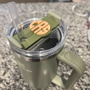 Monogram Name Plate for Stanley 30oz/40oz Tumbler, Personalized Stanley ...