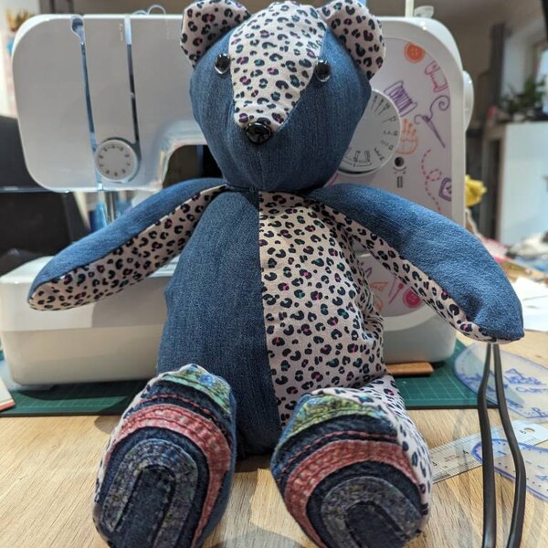 Memory Bear Pattern 6 Sizes Easy Sewing Pattern Plush Bear Pattern ...
