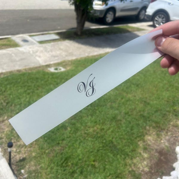 Custom Vellum Belly Bands With Logo, Personalized Belly Band for 5 X 7 ...