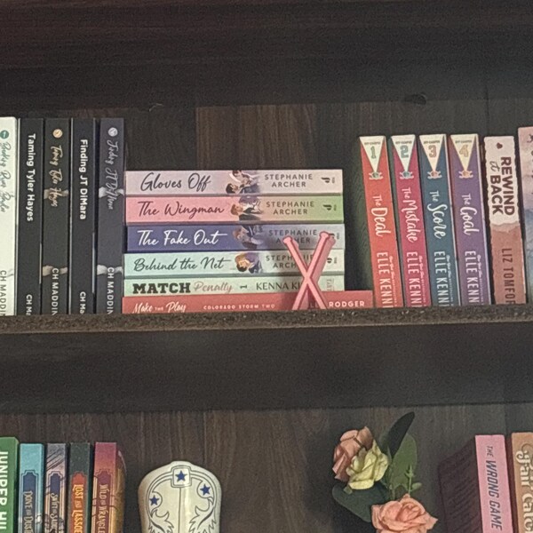 Fanfic Book Shelf Sign Library Sign Custom Colors Book Club Decor 3d ...