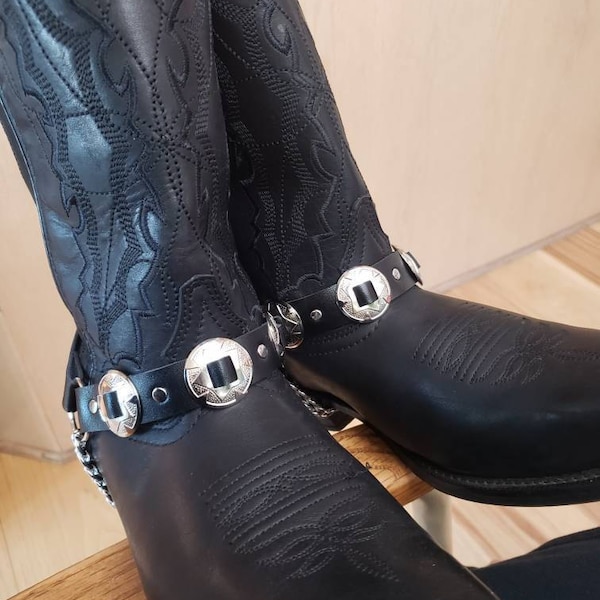 Western Concho Boot Straps - Etsy