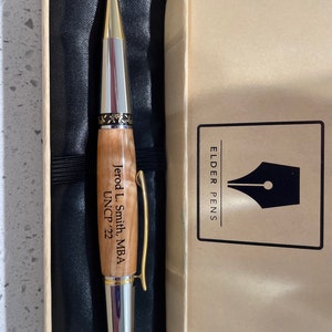 Amazing Double-dyed Wooden Pen 100% Crafted Dyed Maple Burl Wood ...
